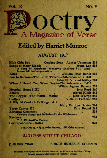 The Little Tavern by Edna St. Vincent Millay |… | Poetry Magazine