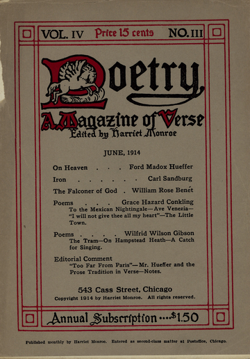June 1914 | Poetry Magazine | Poetry Foundation