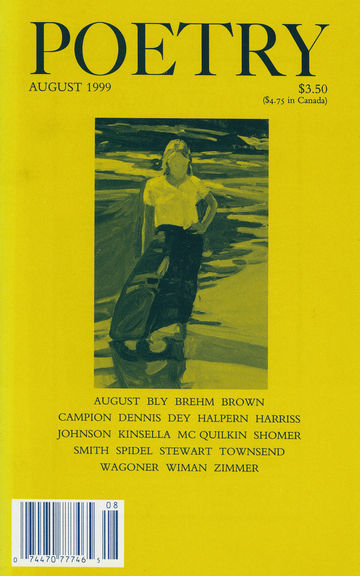 August 1999 | Poetry Magazine | Poetry Foundation