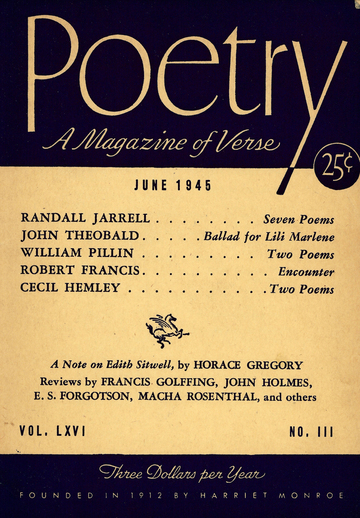 June 1945 | Poetry Magazine | Poetry Foundation