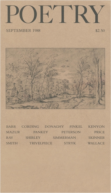 Three Songs at the End of Summer by Jane Kenyon | Poetry Magazine