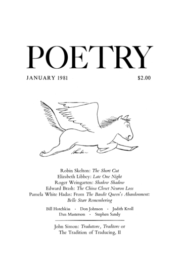 Triptych by Robin Skelton | Poetry Magazine