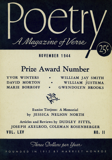November 1944 | Poetry Magazine | Poetry Foundation