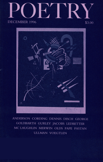 December 1996 | Poetry Magazine | Poetry Foundation
