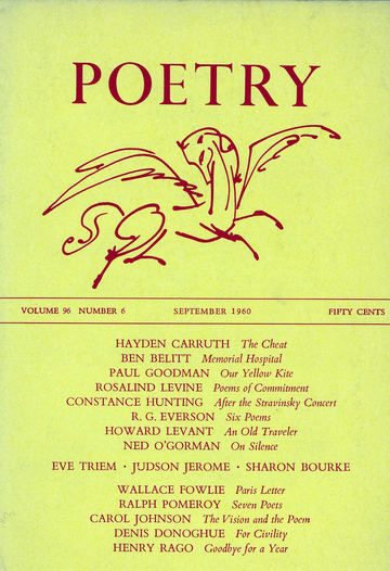 JSTOR Detail | Poetry Magazine