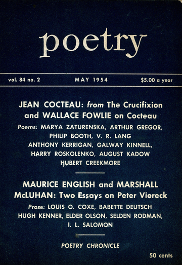 From the Crucifixion by Jean Cocteau | Poetry Magazine