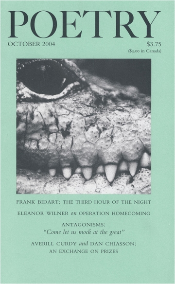 Adam Kirsch Responds by Adam Kirsch | Poetry Magazine