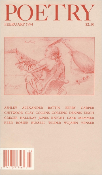 February 1994 | Poetry Magazine | Poetry Foundation