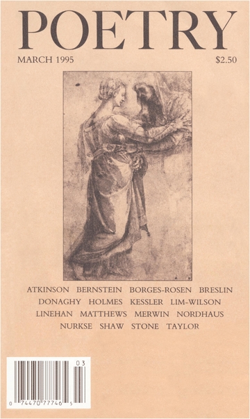 March 1995 | Poetry Magazine | Poetry Foundation