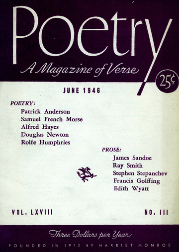 JSTOR Detail | Poetry Magazine