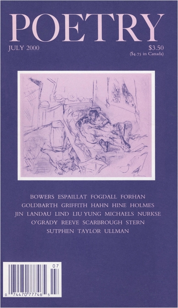 July 2000 | Poetry Magazine | Poetry Foundation