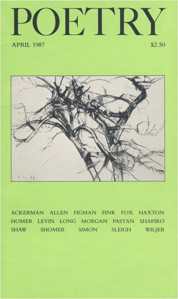 JSTOR Detail | Poetry Magazine