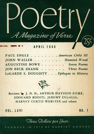 Casualty by Edwin Rolfe | To Thine Own Self by… | Poetry Magazine