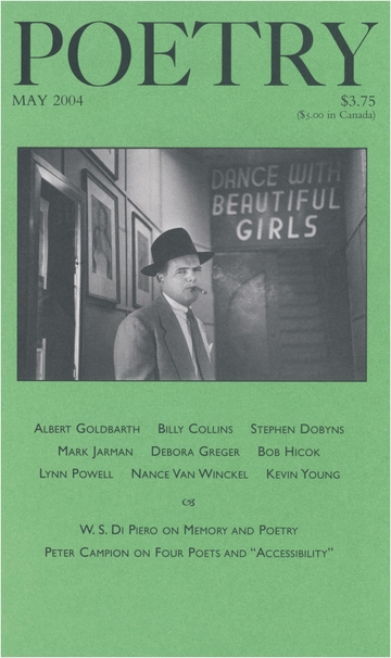 May 2004 | Poetry Magazine | Poetry Foundation