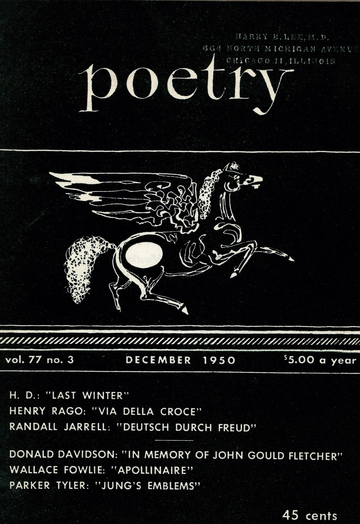 Last Winter by H.D. | Poetry Magazine