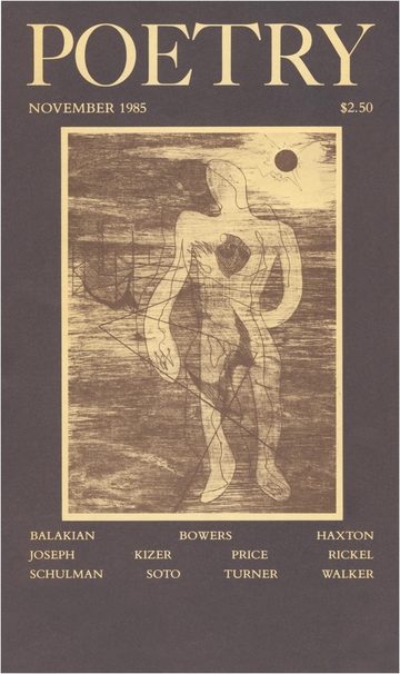 November 1985 | Poetry Magazine | Poetry Foundation