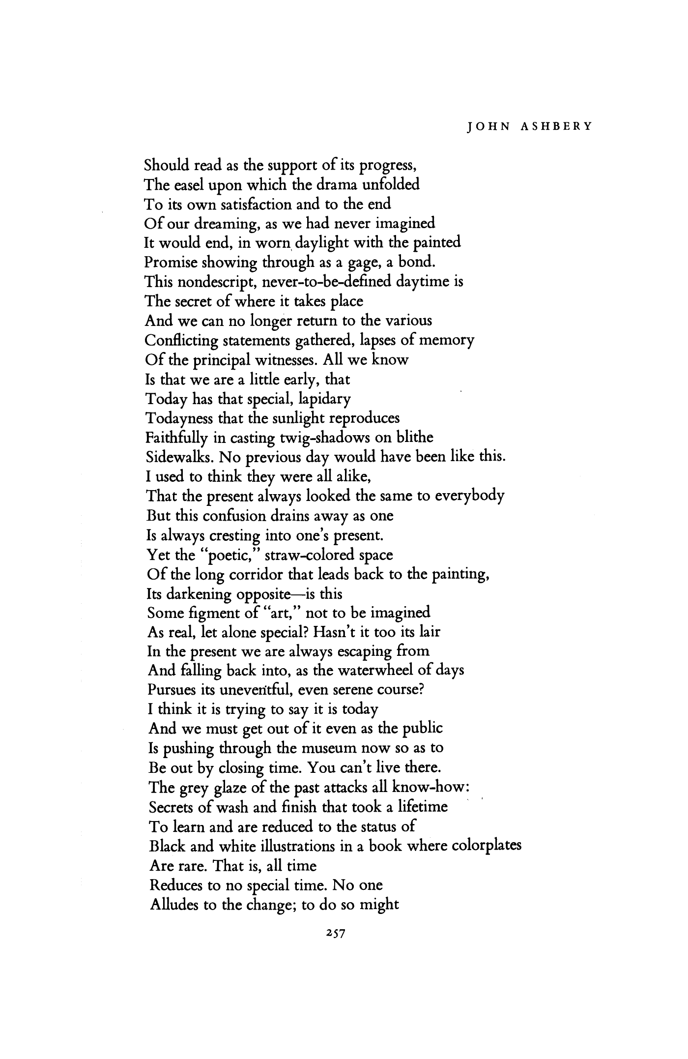 From the Archive: John Ashbery by The Editors | Poetry Foundation