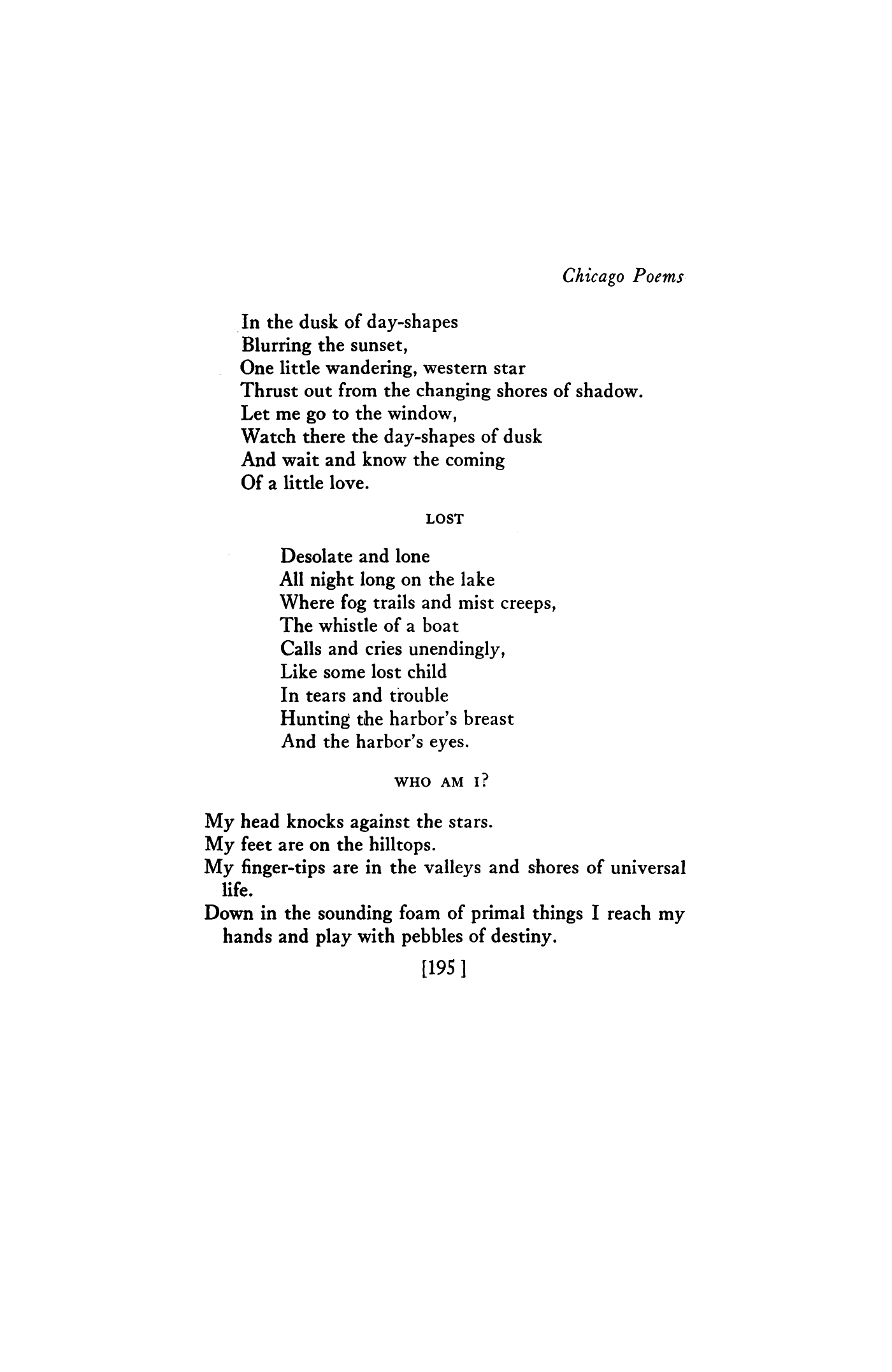 From the Archive: Carl Sandburg by The Editors | Poetry Foundation