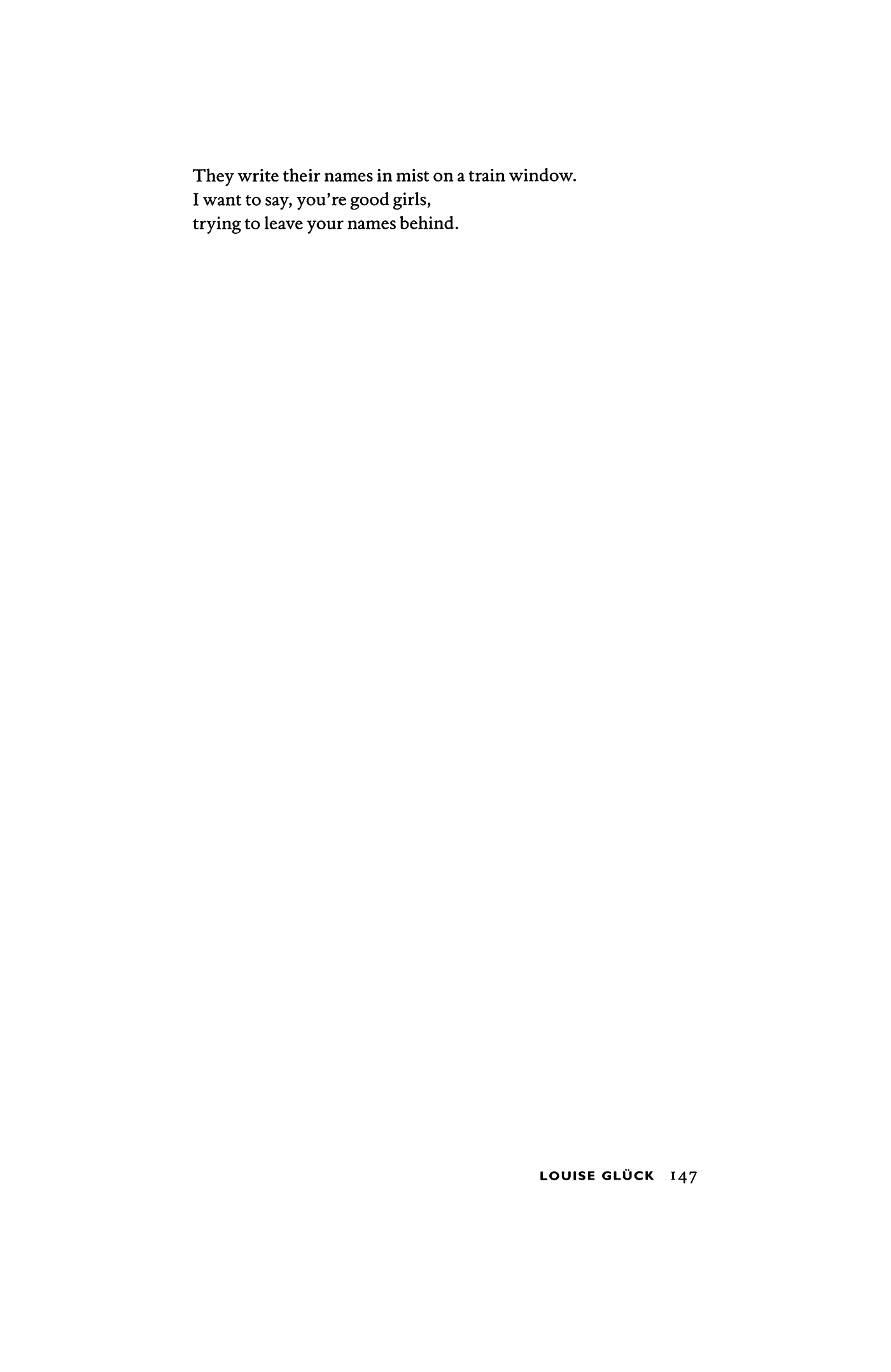 From the Archive: Louise Glück by The Editors | Poetry Foundation