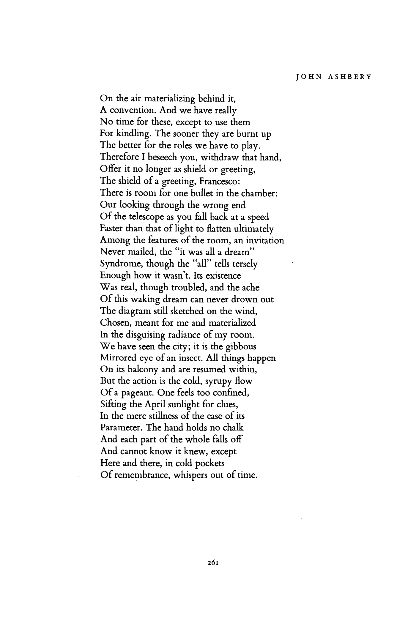 From the Archive: John Ashbery by The Editors | Poetry Foundation