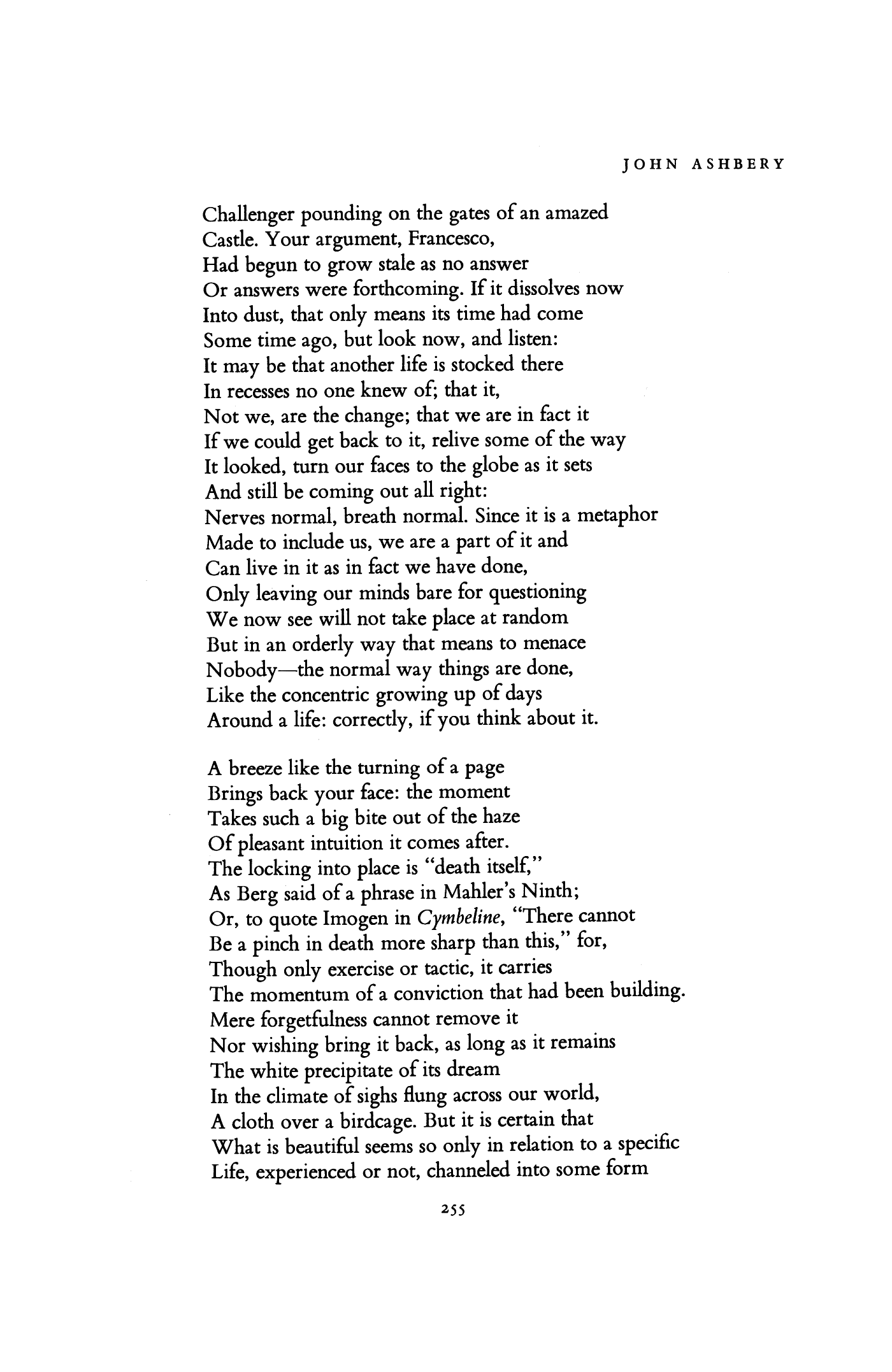 From the Archive: John Ashbery by The Editors | Poetry Foundation