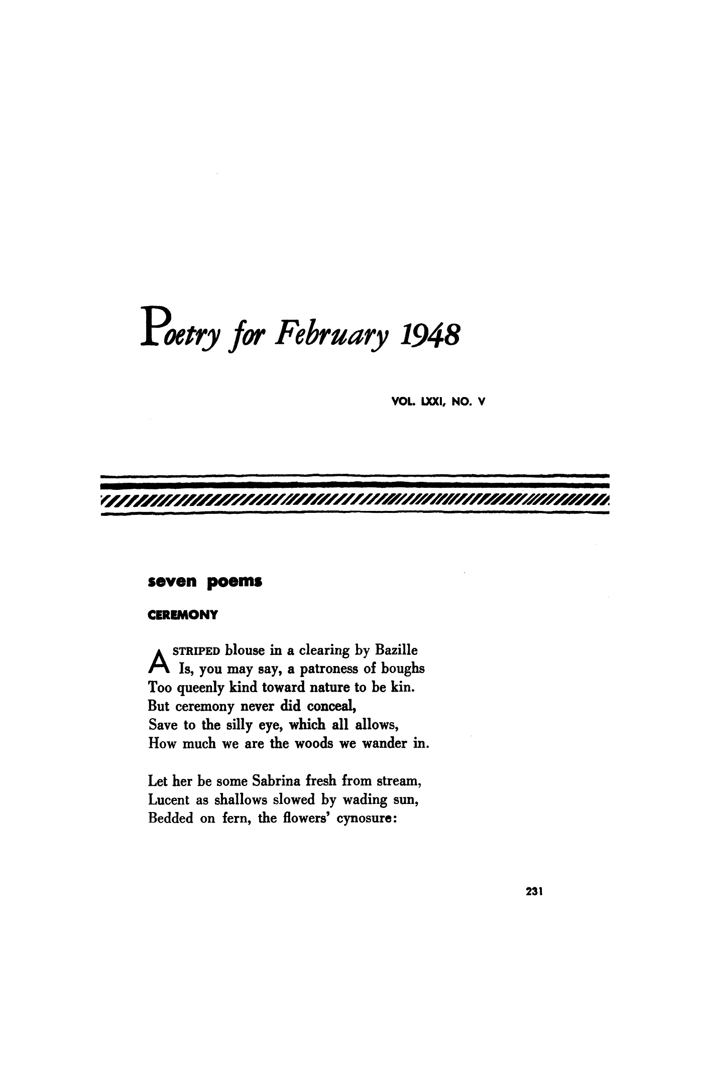 From the Archive: Richard Wilbur by The Editors | Poetry Foundation