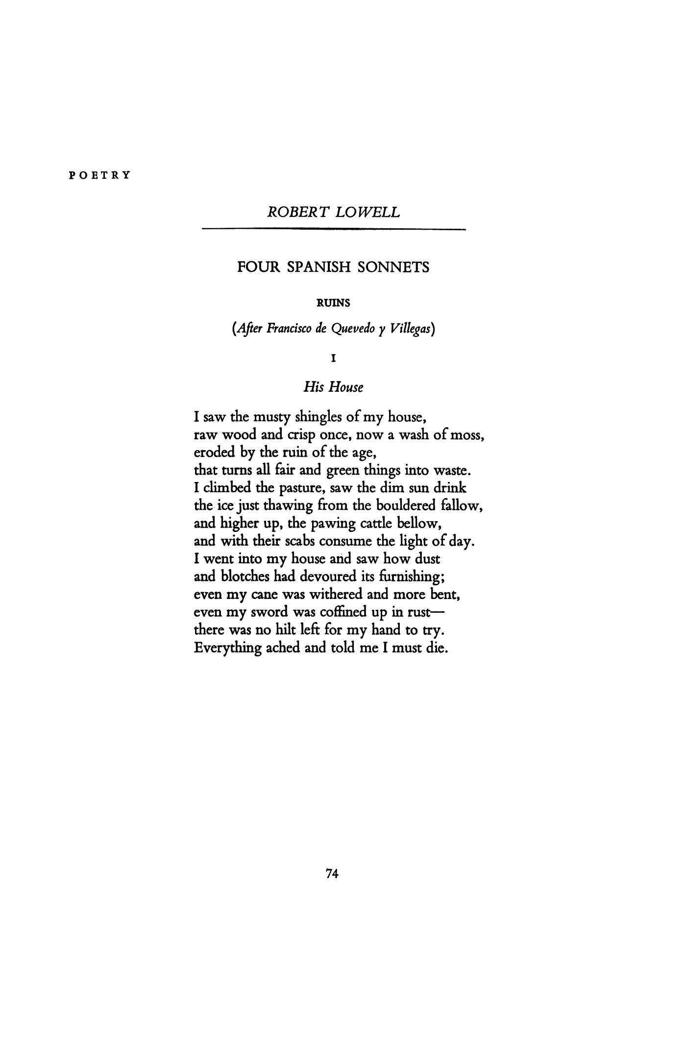 From the Archive: Robert Lowell by The Editors | Poetry Foundation