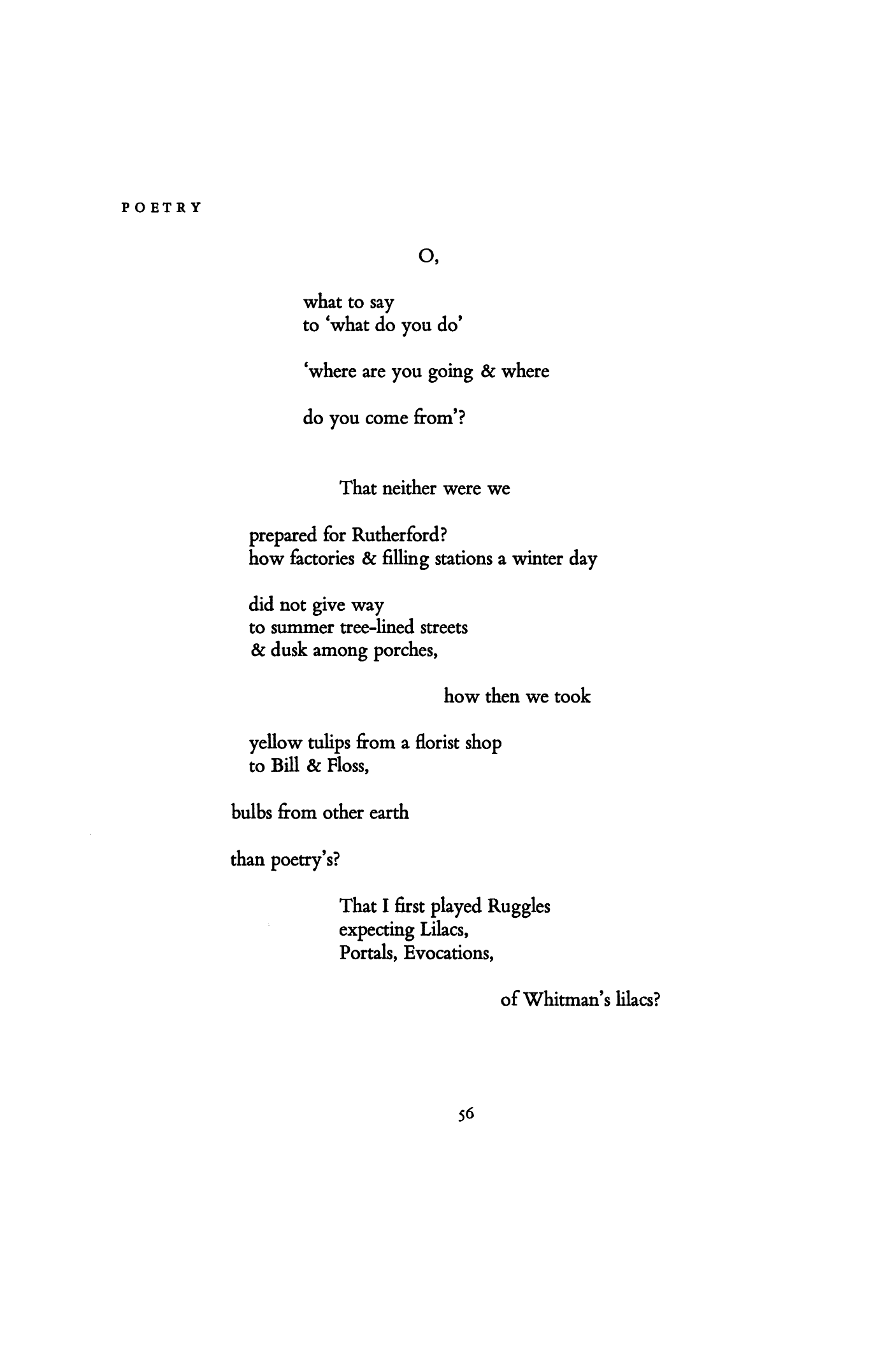 From the Archive: Long Poems by The Editors | Poetry Foundation