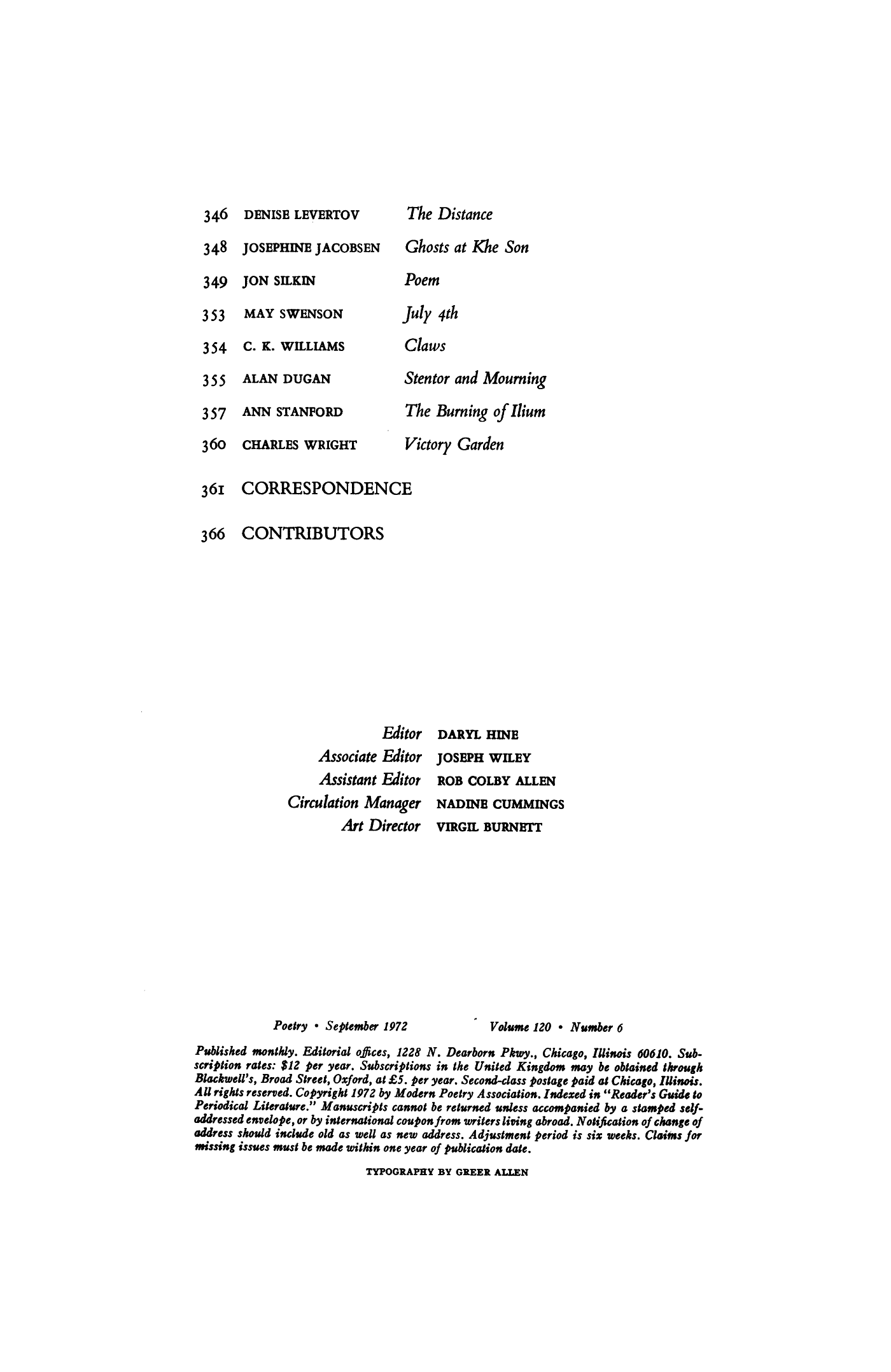 From the Archive: Daryl Hine by The Editors | Poetry Foundation