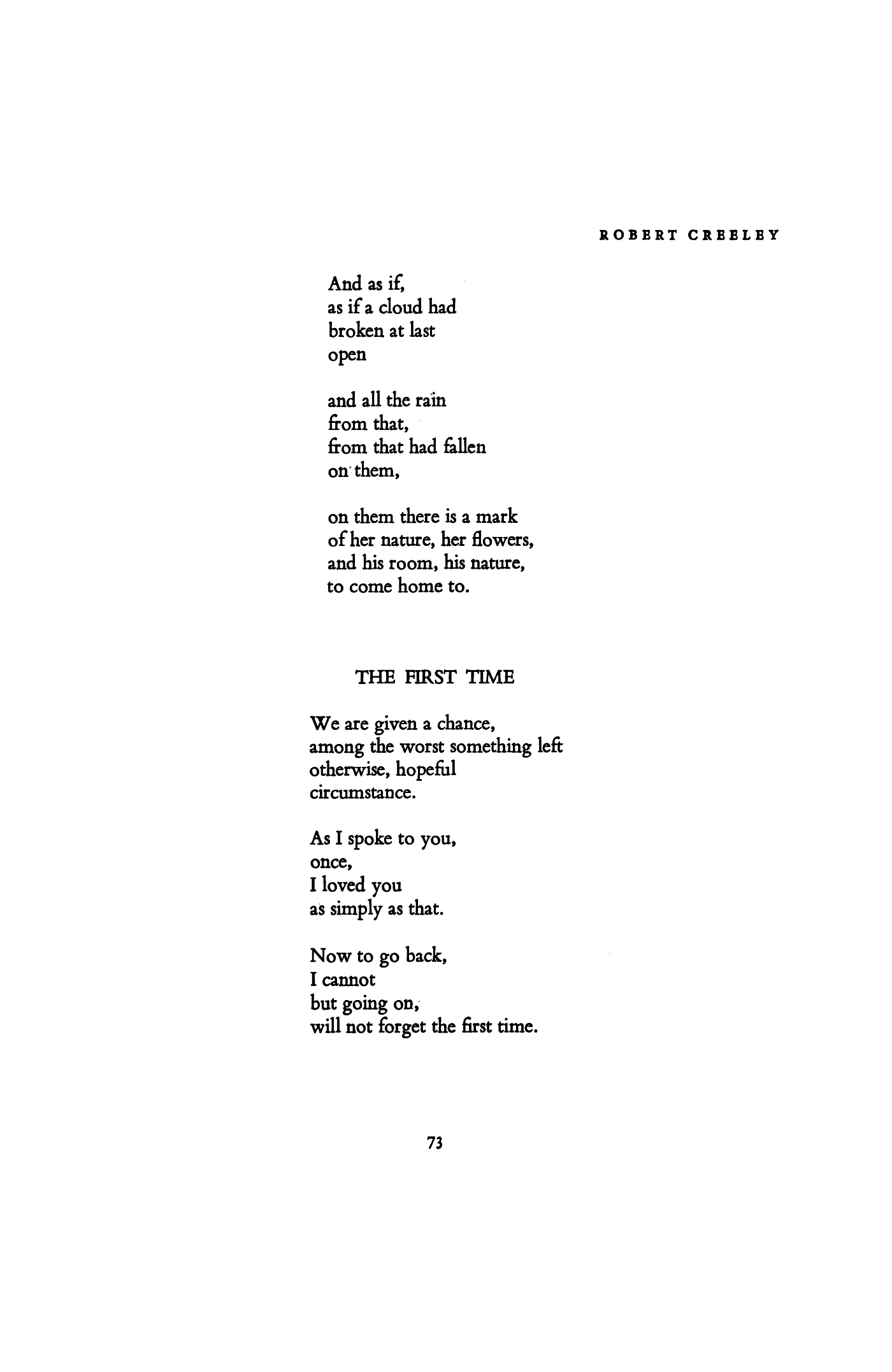 From the Archive: Robert Creeley by The Editors | Poetry Foundation